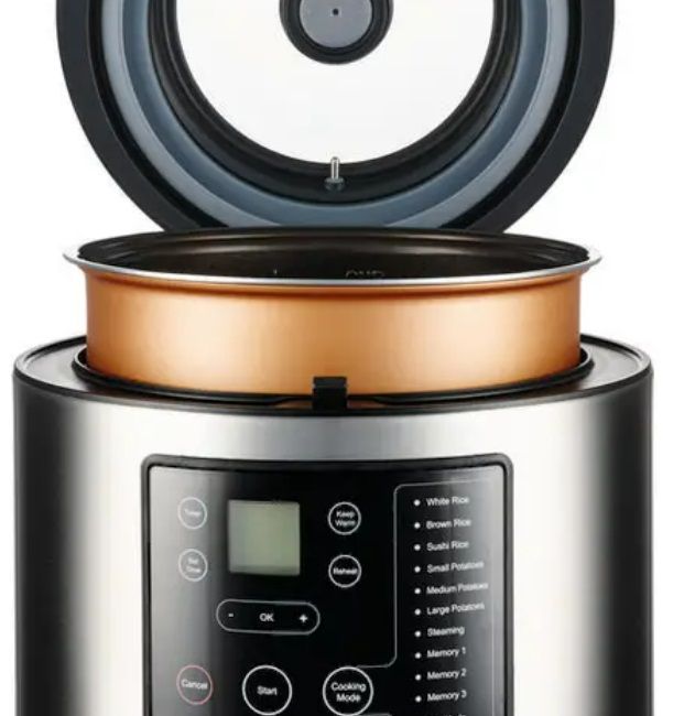 Мултикукър Solis - Rice & Potato Cooker, 860W, 7 програми, сребрист ...
