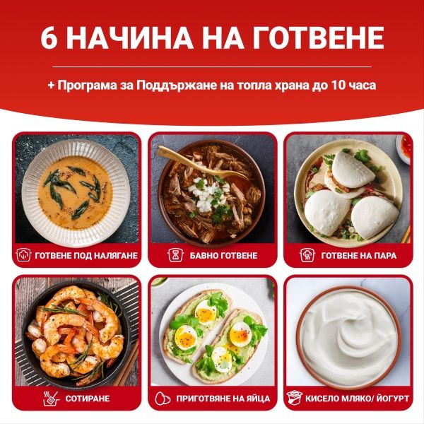 Мултикукър Instant Pot - Classic Mini, 800W, 3.8 l, бял | Ozone.bg