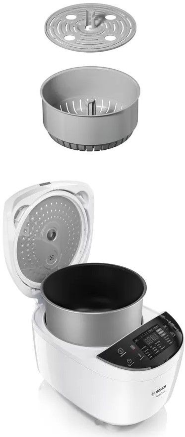 Мултикукър Bosch - AutoCook MUC11W12, 900W, 48 програми, бял | Ozone.bg