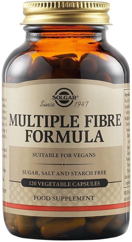 Multiple Fibre Formula, 120 растителни капсули, Solgar | Ozone.bg