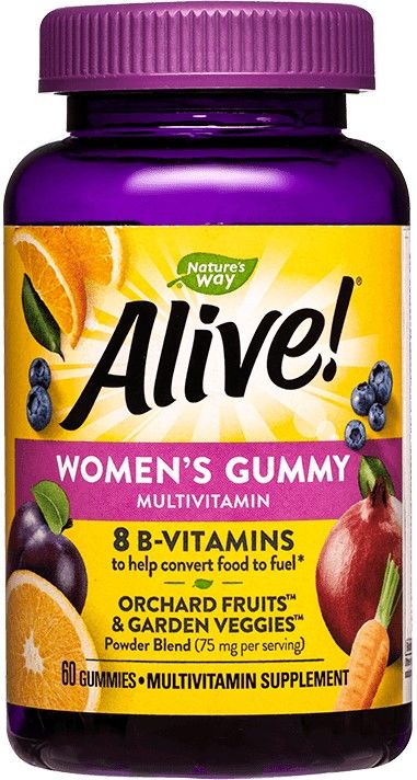 Alive Women's Gummy Multivitamin, 60 таблетки, Nature's Way | Ozone.bg
