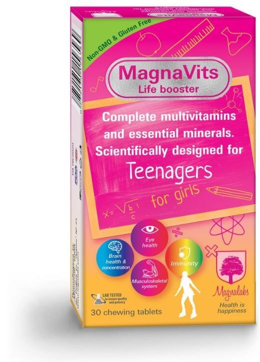 MagnaVits за тийнейджъри момичета, 30 таблетки, Magnalabs | Ozone.bg