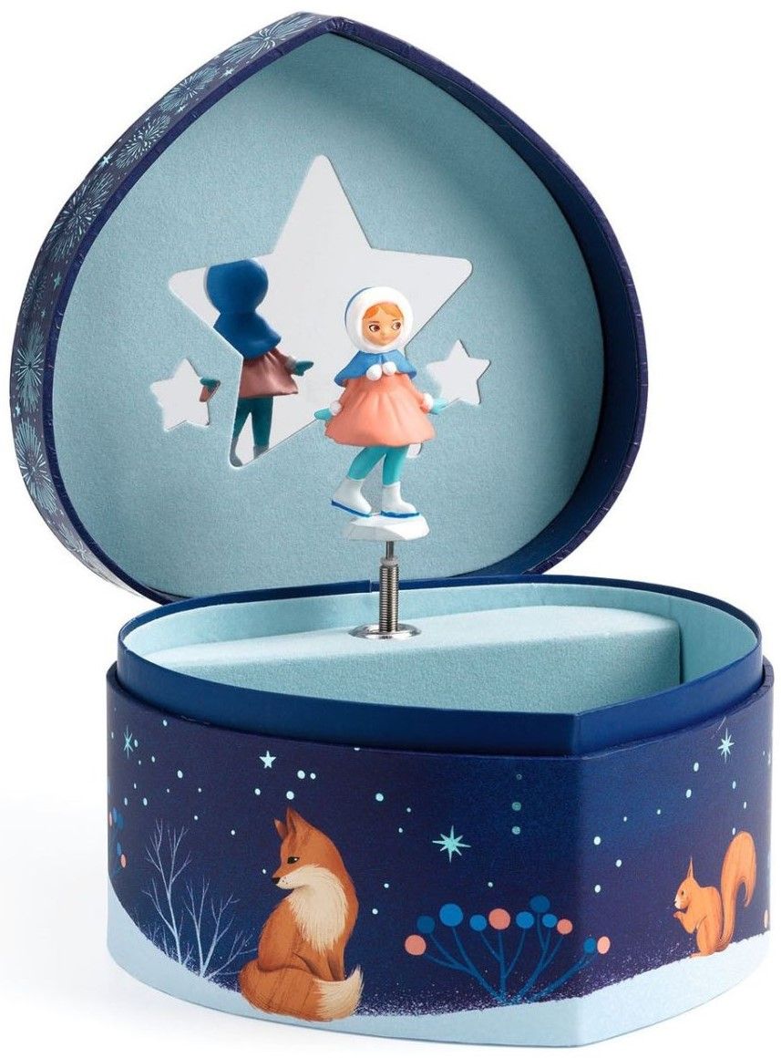 Музикална кутия за бижута Djeco - Фигуристка | Ozone.bg