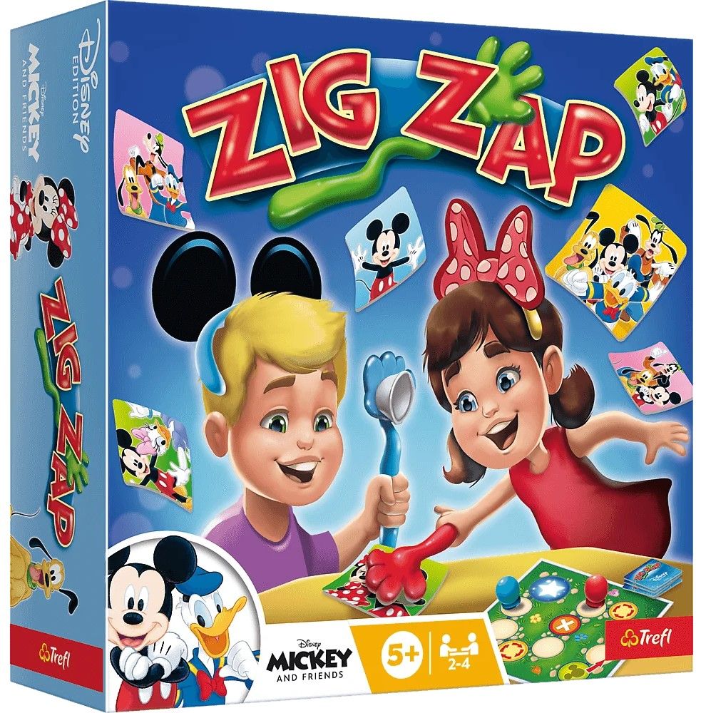 Настолна игра Trefl Zig Zap: Mickey Mouse and Friends - Детска | Ozone.bg