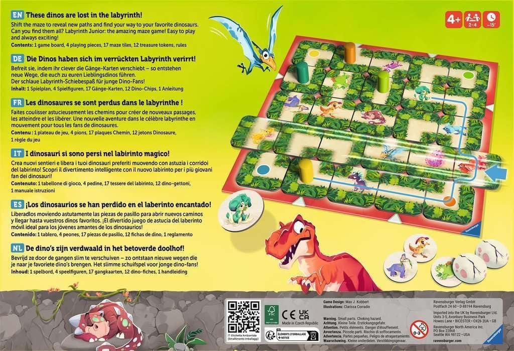 Настолна игра Junior Labyrinth: Dino - Детска | Ozone.bg