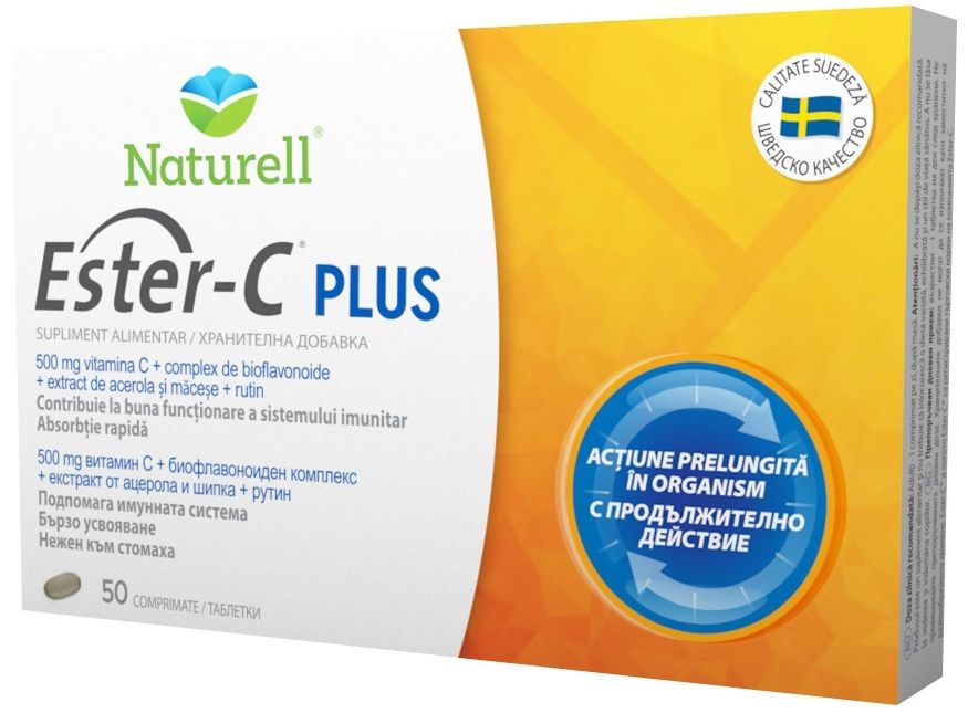 Ester-C Plus, 50 таблетки, Naturell | Ozone.bg
