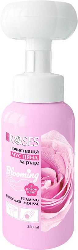 Nature of Agiva Roses почистваща пяна за ръце, 350 ml | Ozone.bg