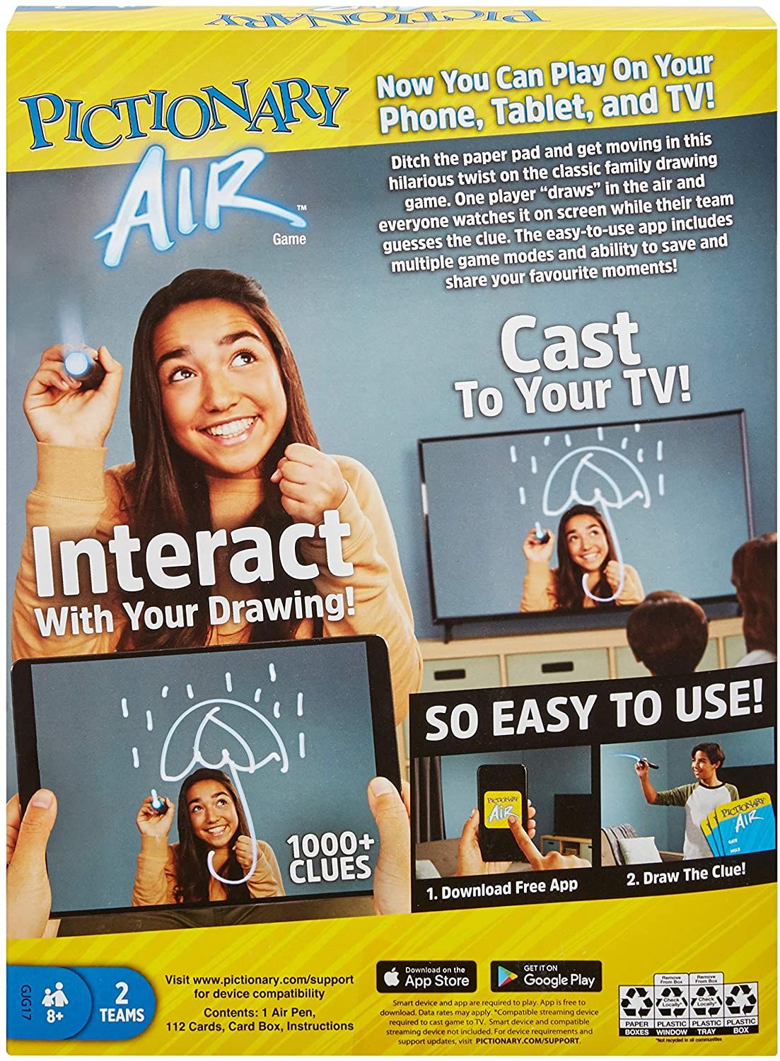 Настолна игра Pictionary Air - семейна | Ozone.bg