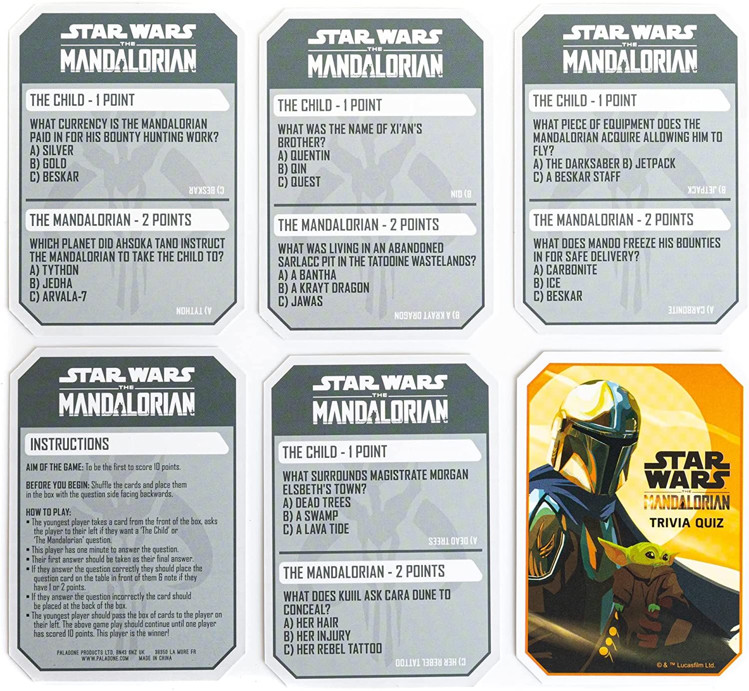 Настолна игра - The Mandalorian Trivia Quiz - Парти | Ozone.bg