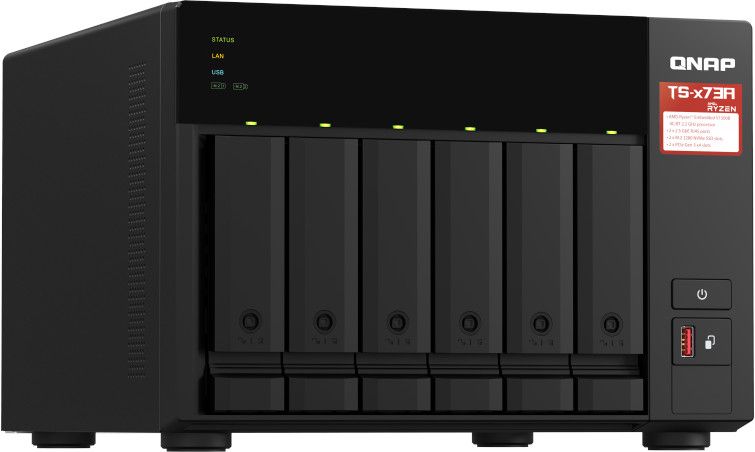 NAS устройство Qnap - TS-673A-8G SMB High End NAS | Ozone.bg