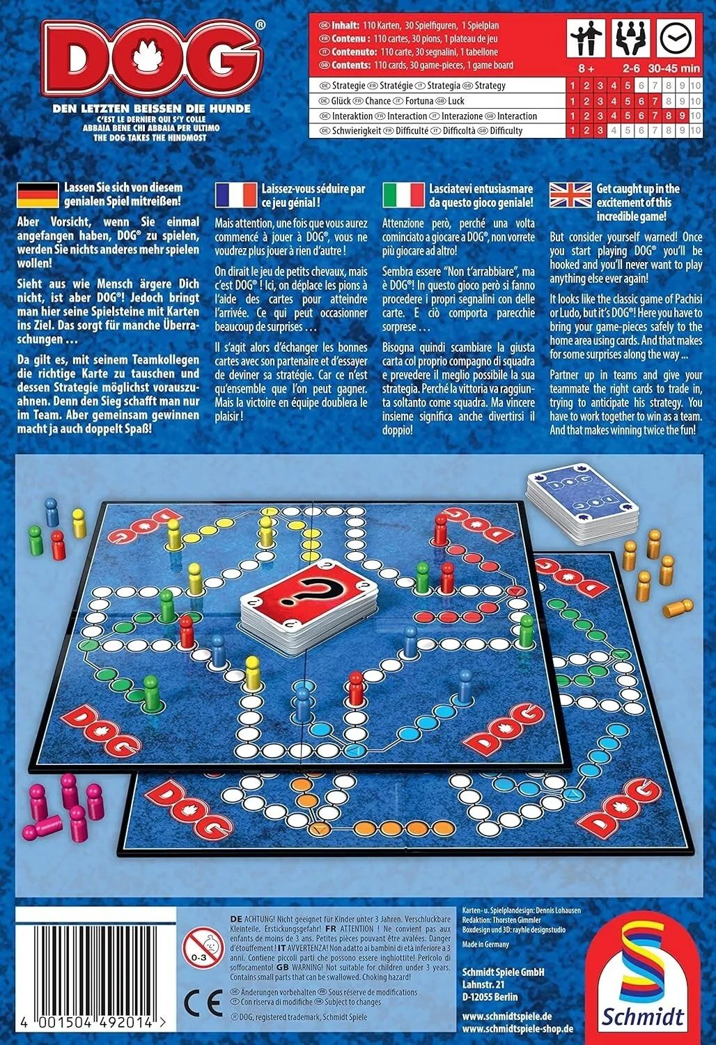 Настолна игра DOG (вариант 2) - семейна | Ozone.bg