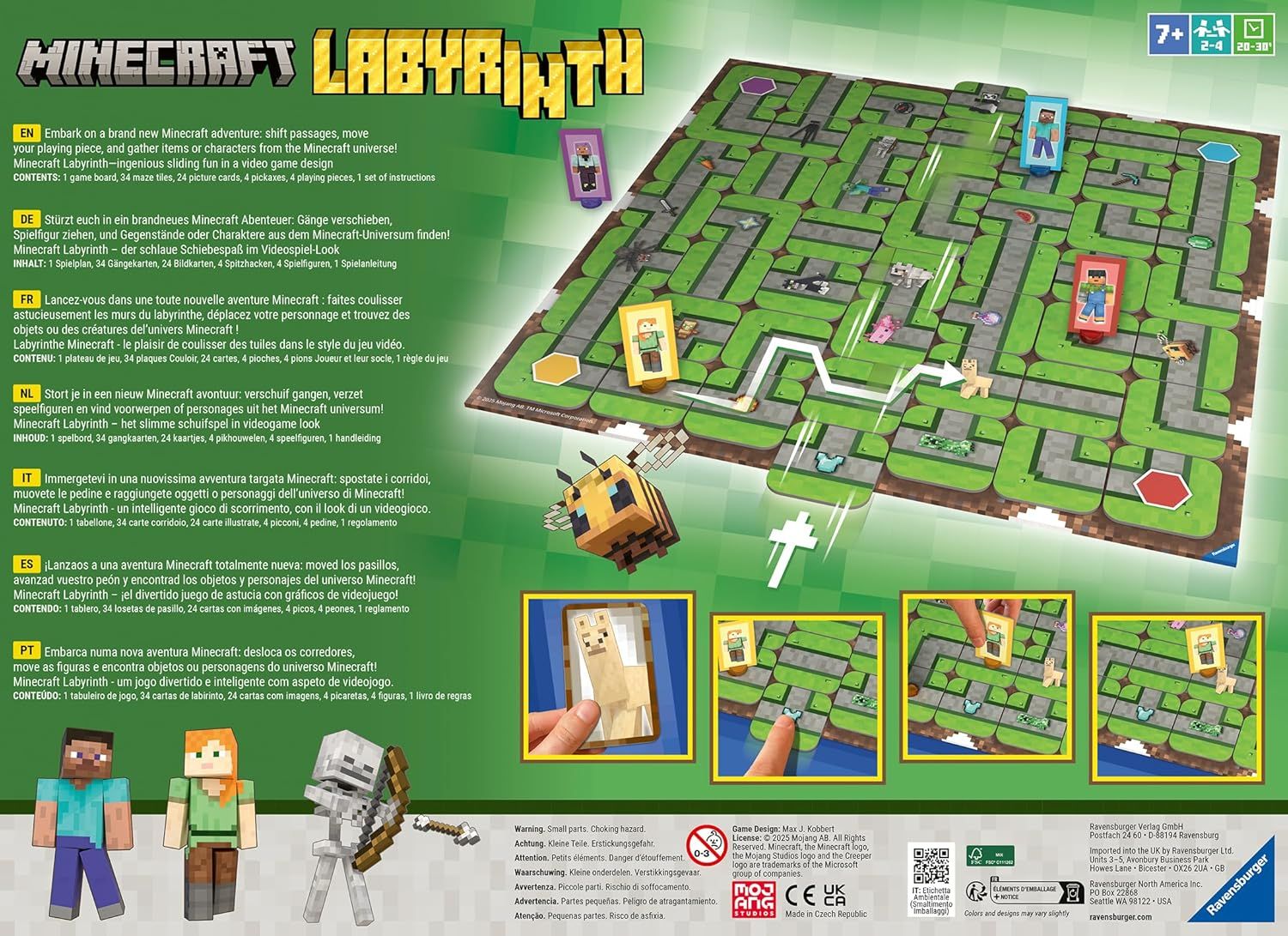 Настолна игра Labyrinth Minecraft - Семейна | Ozone.bg