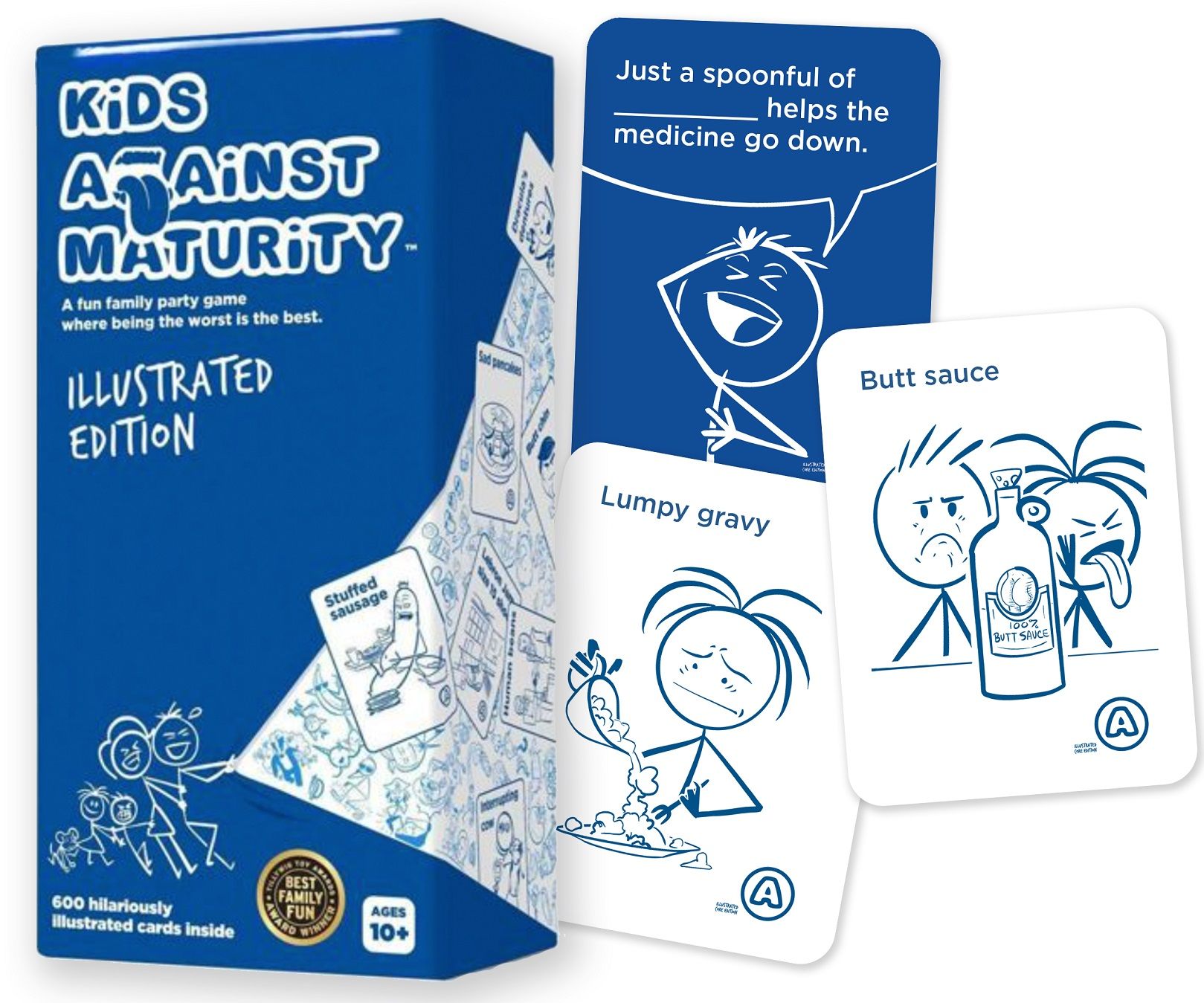 Настолна игра Kids Against Maturity: Illustrated Edition - семейна ...