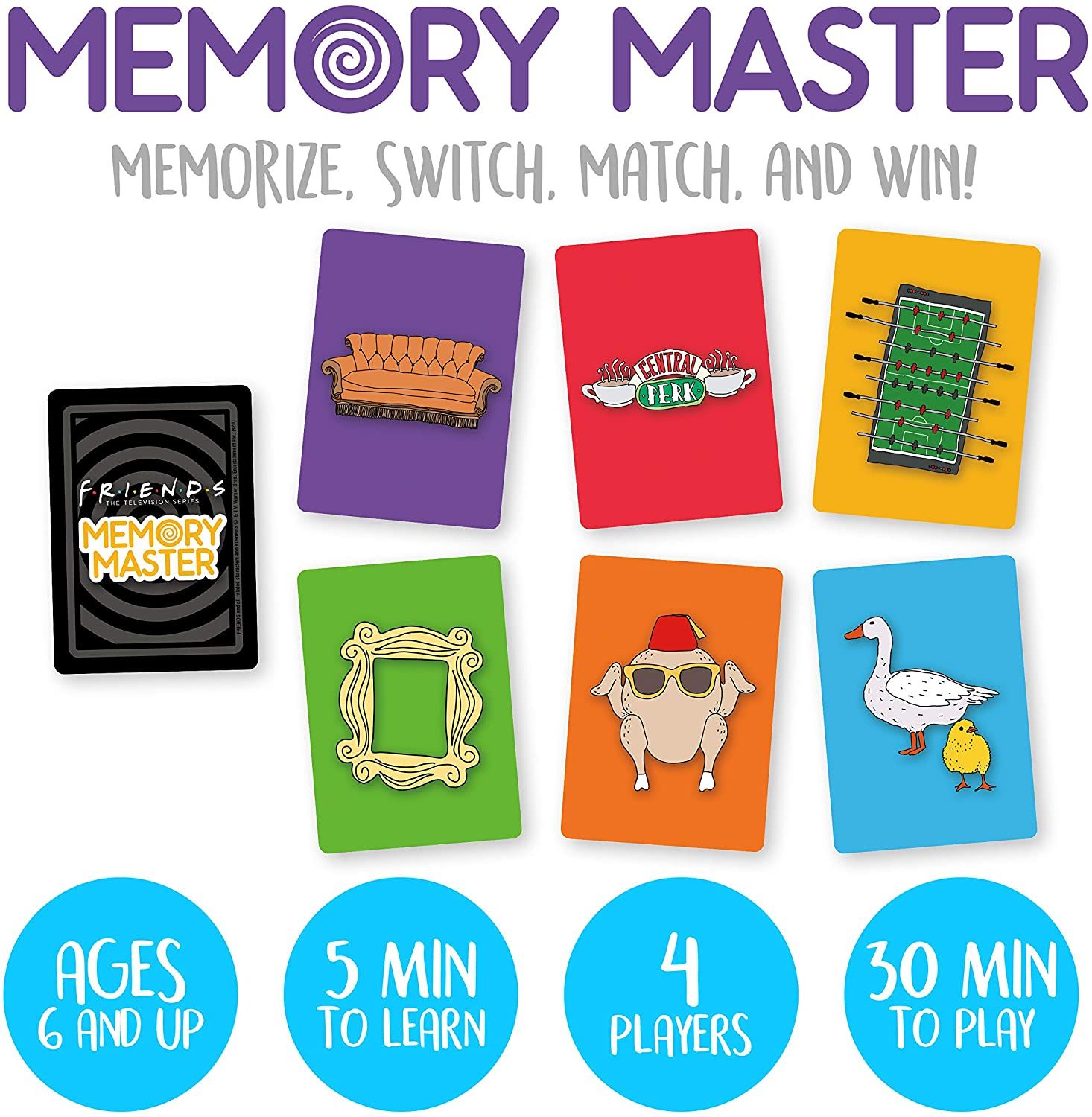 Настолна игра Friends: Memory Master - семейна | Ozone.bg