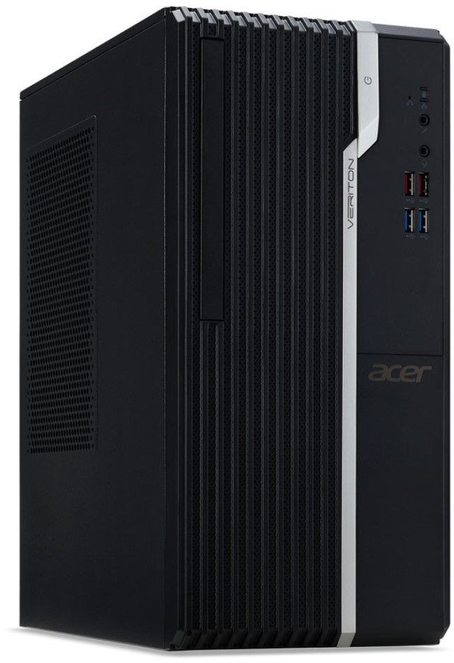 Настолен компютър Acer - Veriton S2680G, Gold G6405, 4/128GB, WIN ...