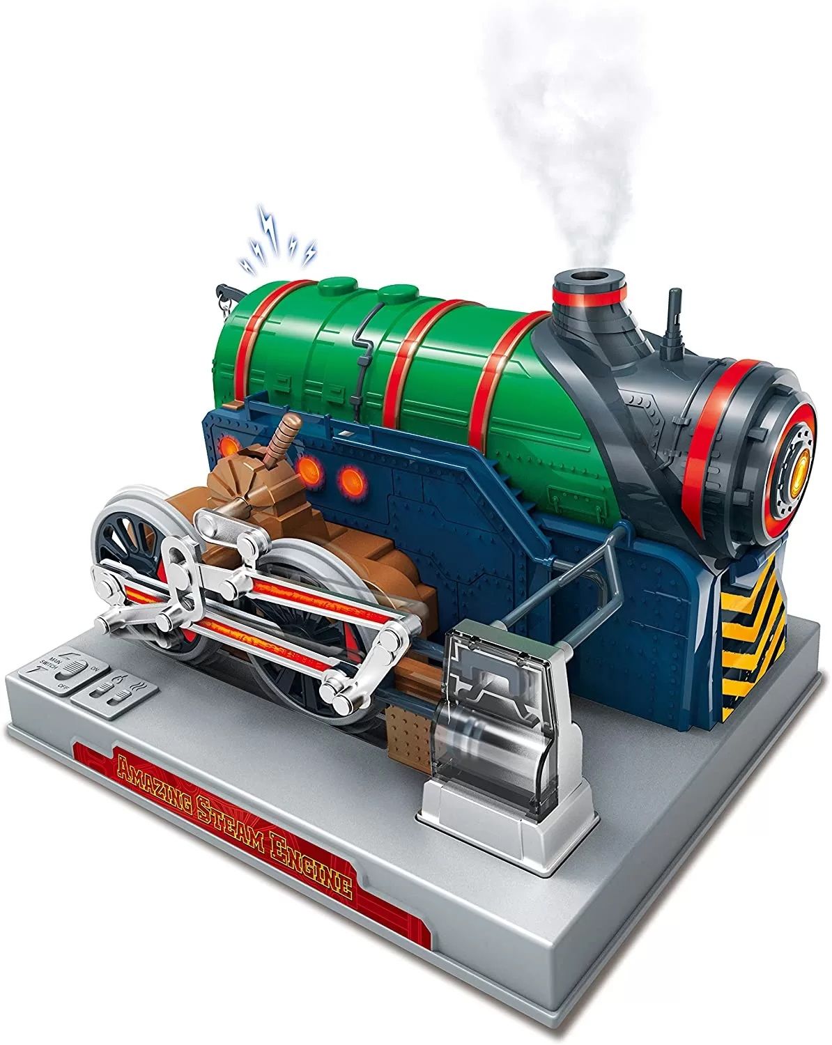 Научен STEM комплект Amazing Toys Stemnex - Двигател на парен локомотив ...