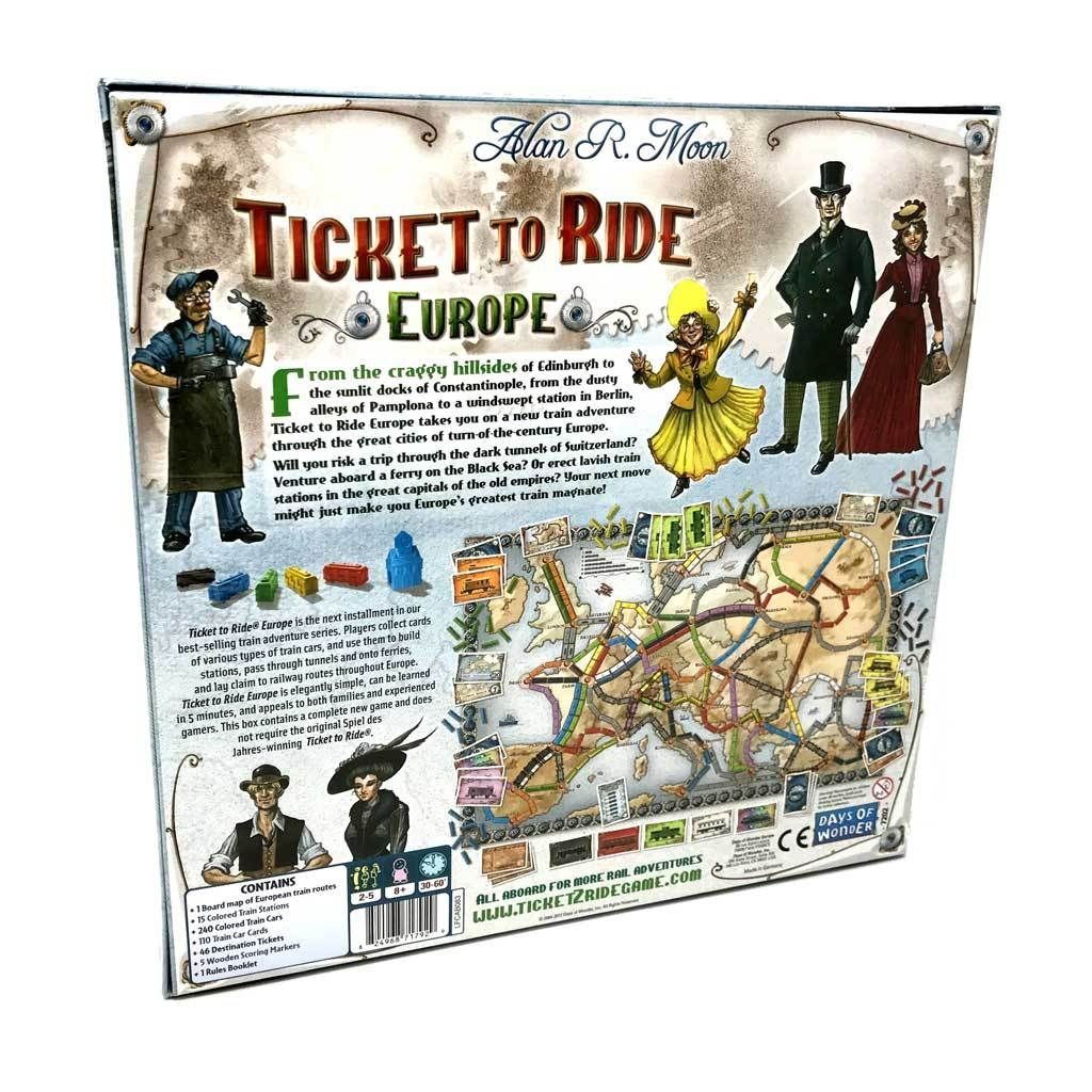 Настолна игра Ticket to Ride - Европа | Ozone.bg