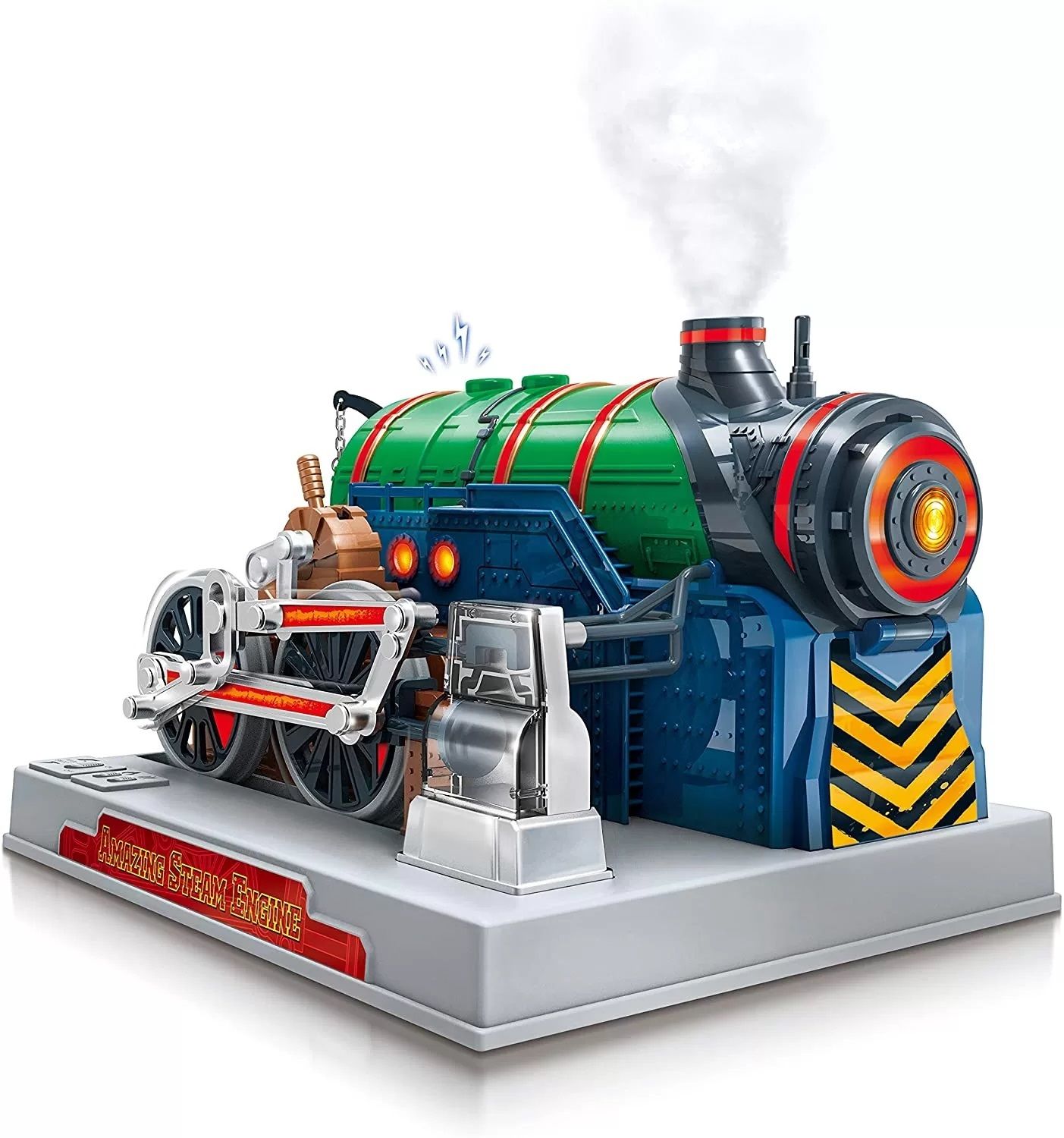 Научен STEM комплект Amazing Toys Stemnex - Двигател на парен локомотив ...