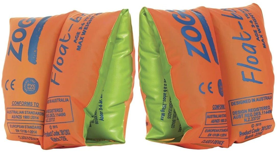 Надуваеми ръкавели Zoggs - Float bands, 3-6 години, оранжеви | Ozone.bg