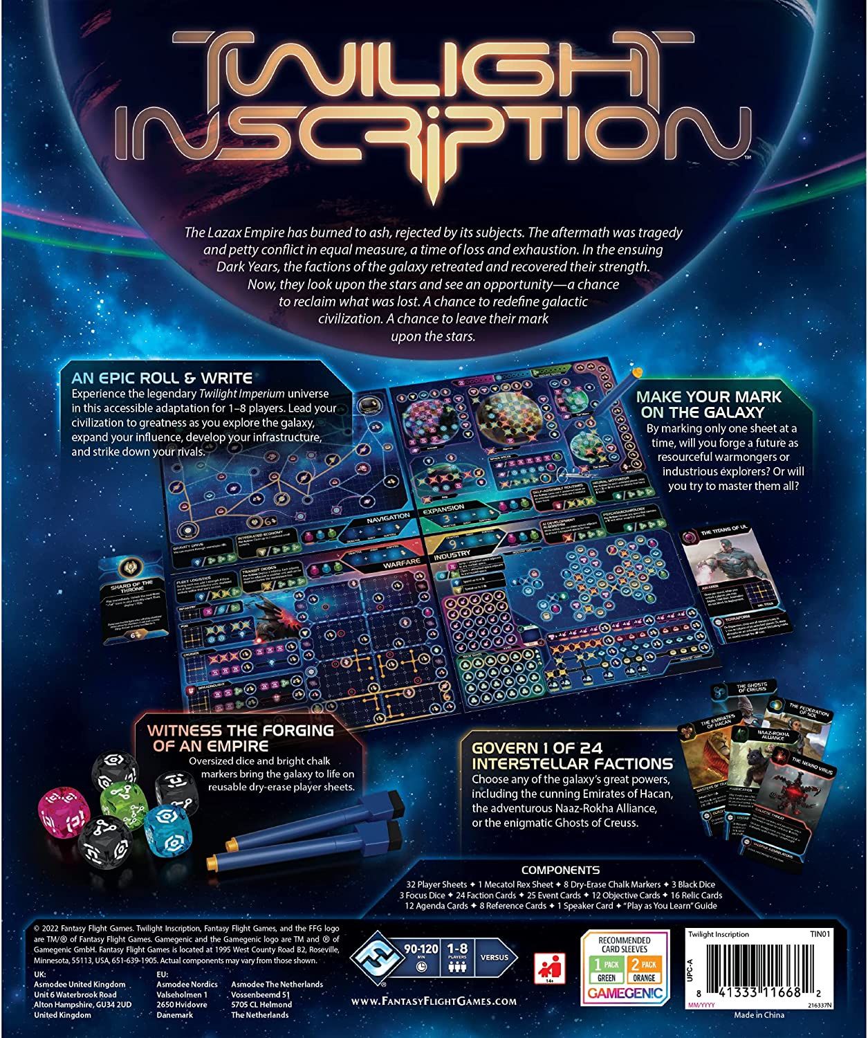 Настолна игра Twilight Inscription - стратегическа | Ozone.bg