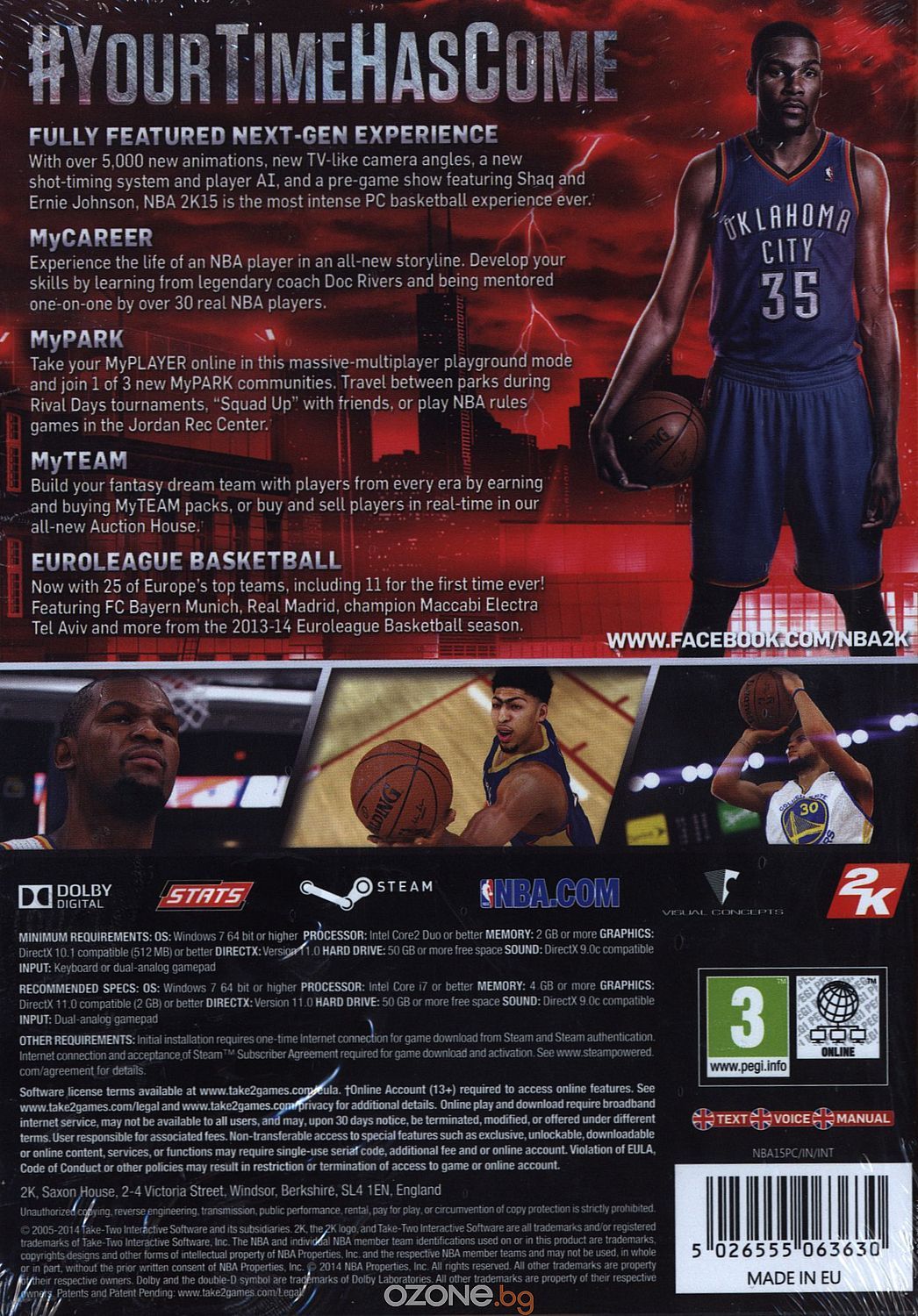 NBA 2K15 (PC) | Ozone.bg