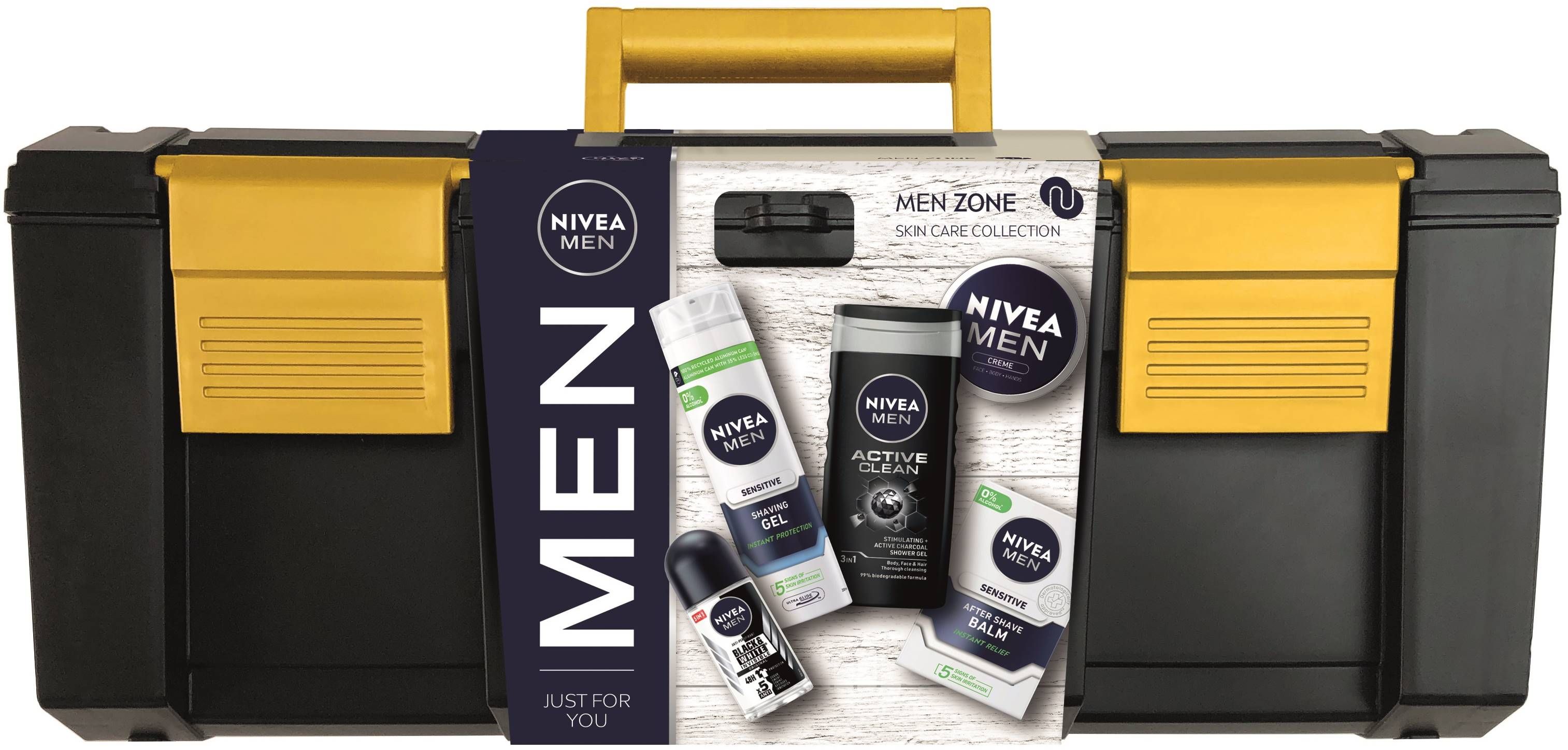 Nivea Men Подаръчен комплект Toolbox, с кутия, 5 части | Ozone.bg