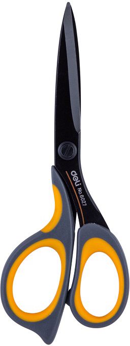 Ножица Deli Ergo - E6027, 17.5 cm, черна | Ozone.bg
