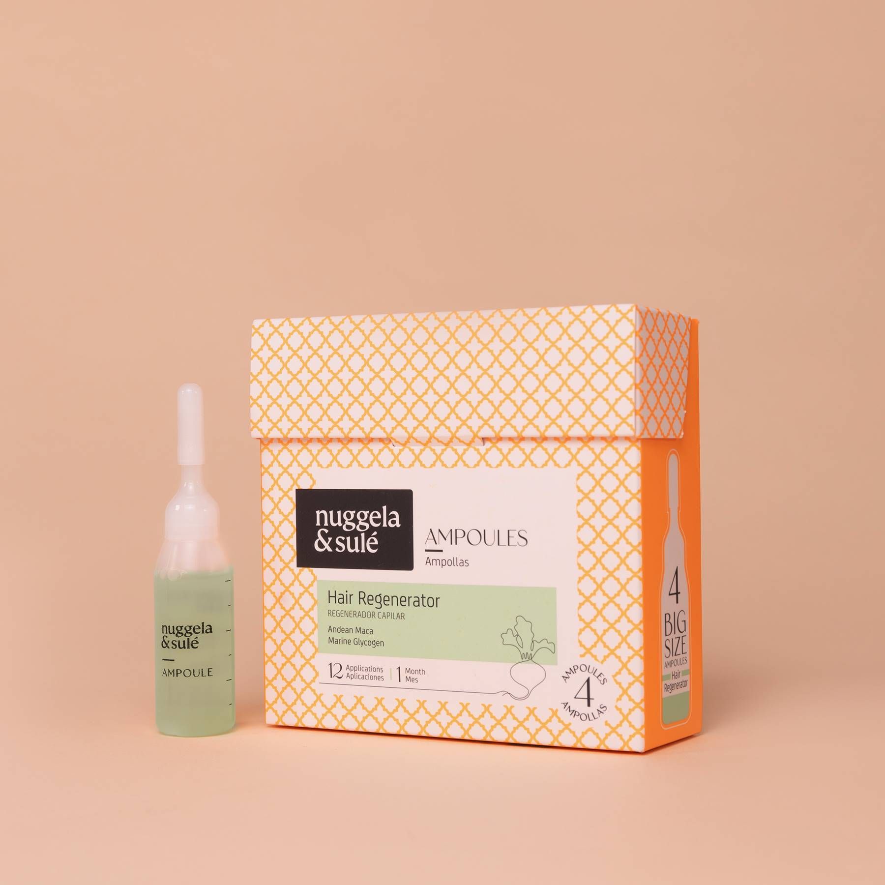 Nuggela & Sulé Регенериращи ампули за растеж Hair Regenerator, 4 х 10 ml | Ozone.bg