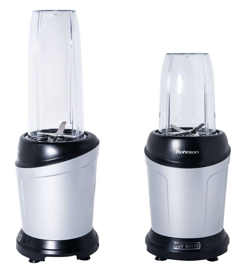 Нутри блендер Rohnson - R-593, 1l, 1 степен, 1200W, черен/сив | Ozone.bg