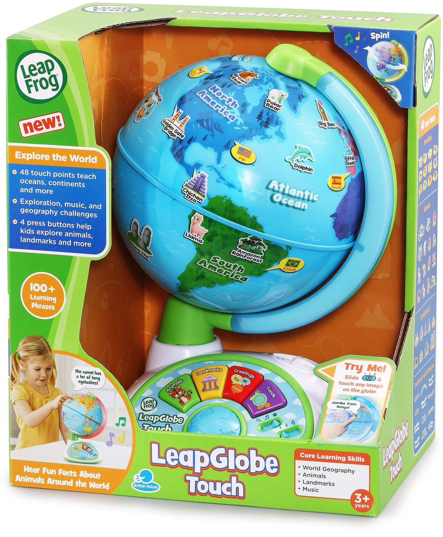 Образователна играчка Vtech - Интерактивен глобус | Отлична цена | Ozone.bg