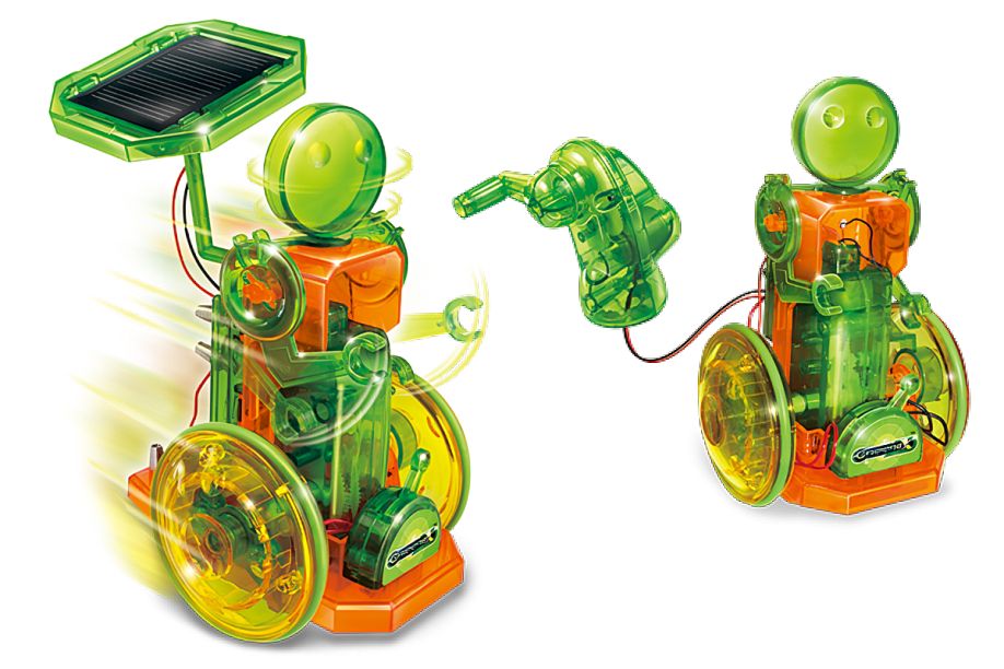 Образователен STEM комплект Amazing Toys Greenex - Соларен робот ...
