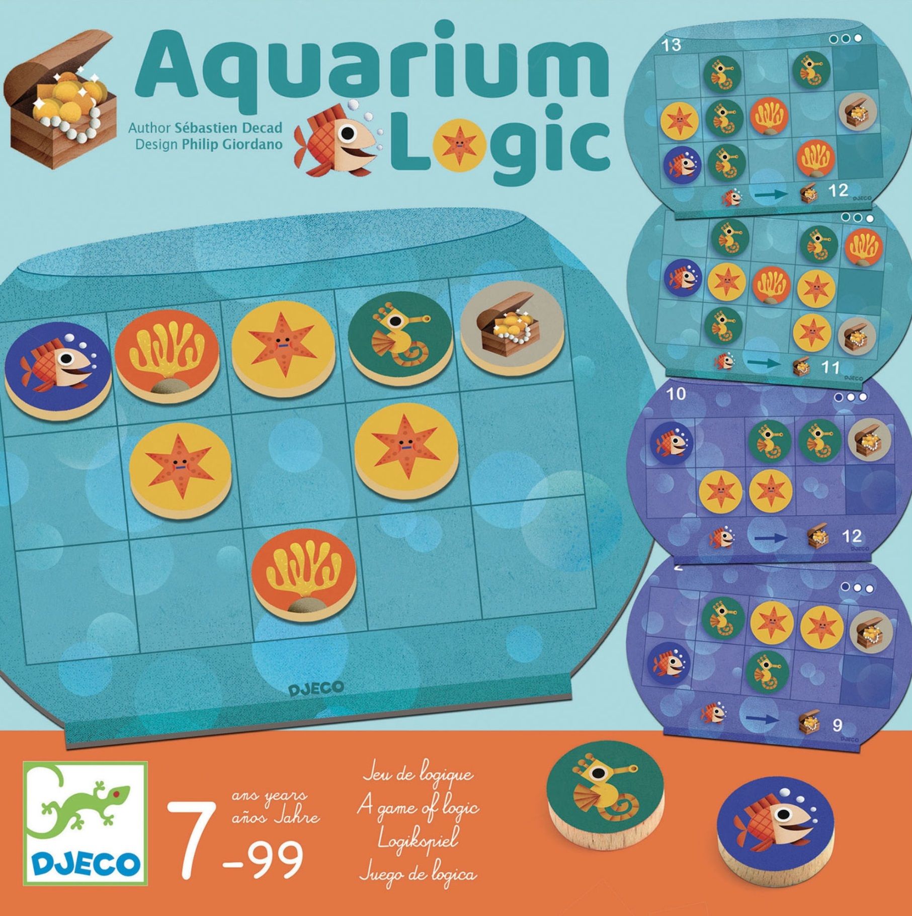 Образователна игра Djeco - Аквариум | Отлична цена | Ozone.bg