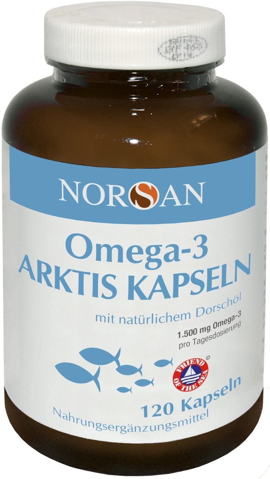 Omega-3 Arktis, 120 капсули, Norsan | Ozone.bg
