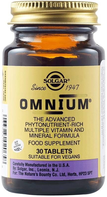 Omnium, 30 таблетки, Solgar | Ozone.bg