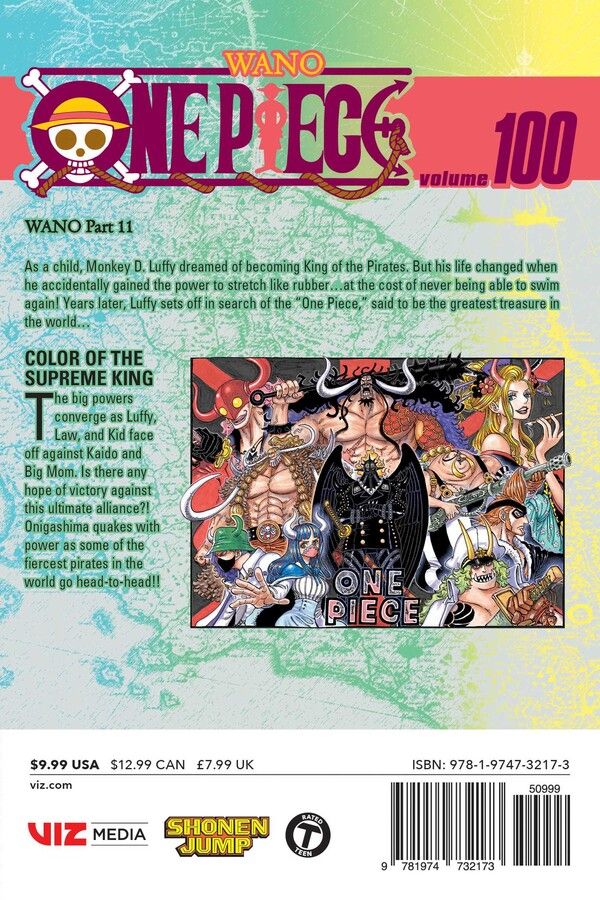 One Piece, Vol. 100: Color of the Supreme King | Eiichiro Oda | Цена ...