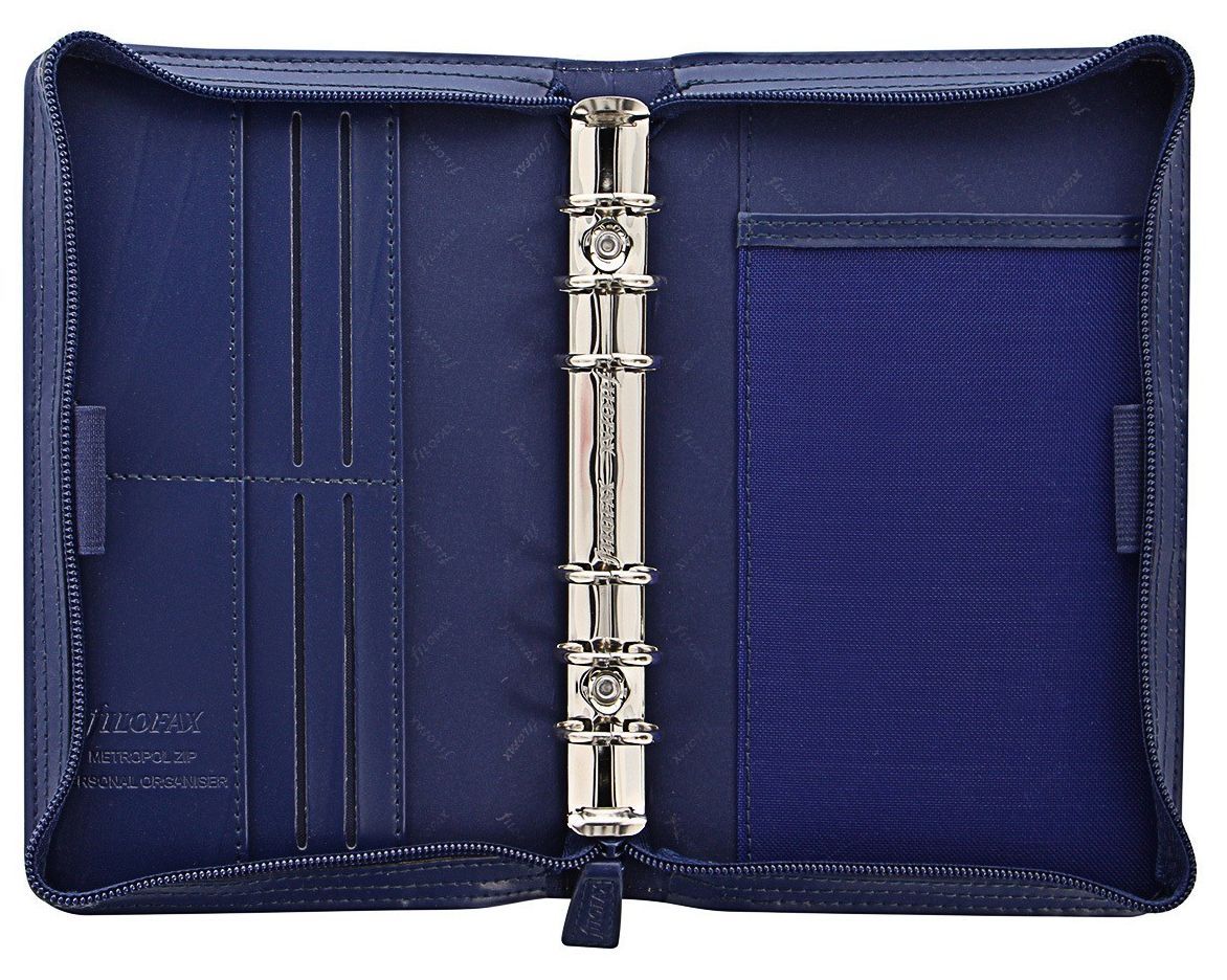 Органайзер Filofax Metropol - Personal, Zip Navy, син | Ozone.bg