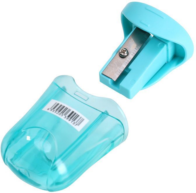 Острилка с контейнер Deli U-touch - ER01000, единична, синя | Ozone.bg