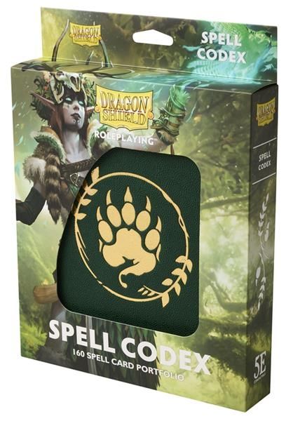 Папка за съхранение на карти Dragon Shield - Spell Codex - Forest Green (160 бр.) | Ozone.bg