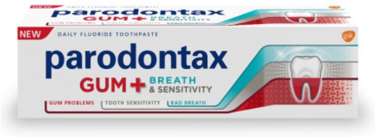 Parodontax Gum Паста за зъби Breath & Sensitivity Original, 75 ml ...