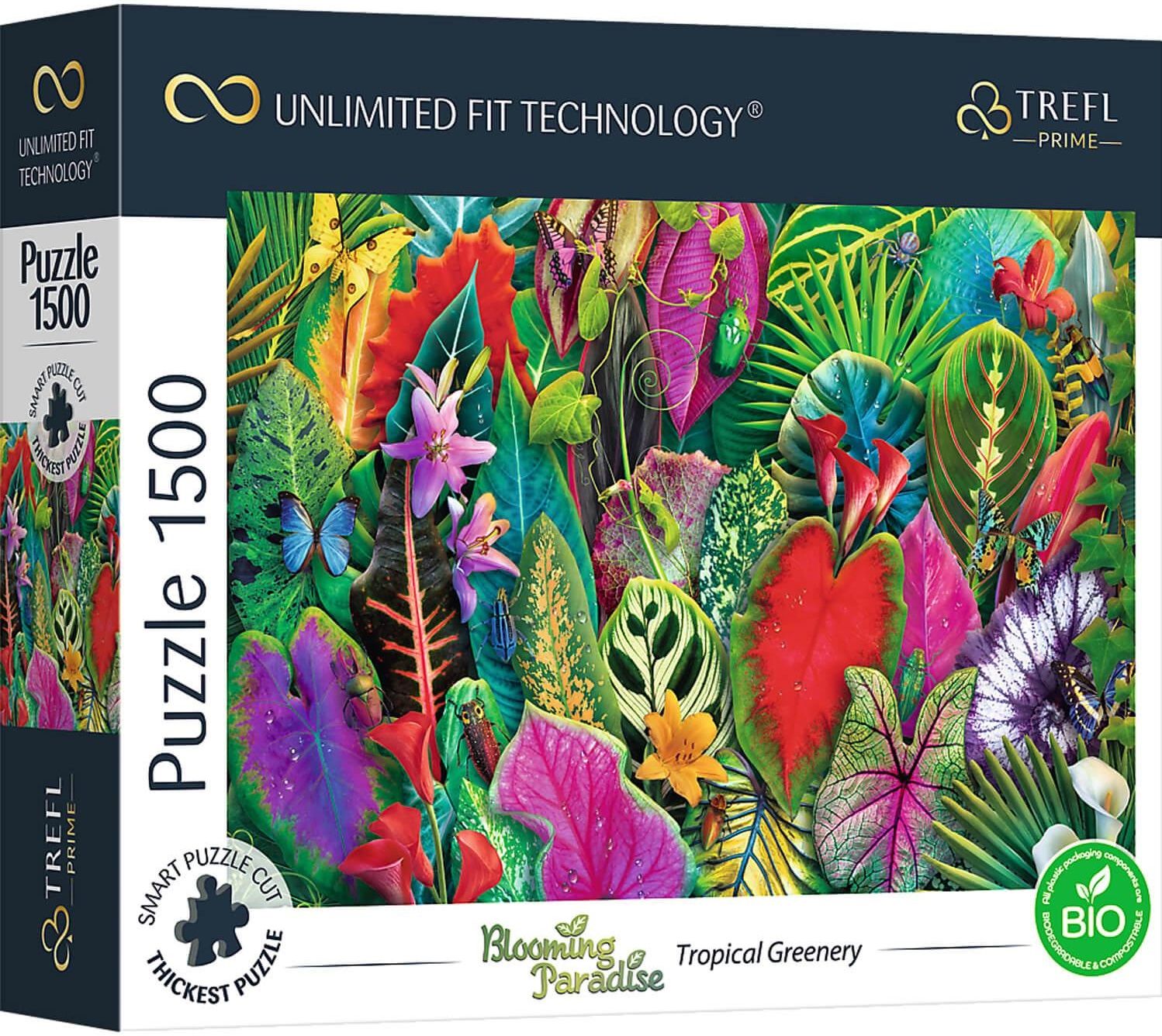 Пъзел Trefl от 1500 части - Тропическо зелено | Супер цена | Ozone.bg