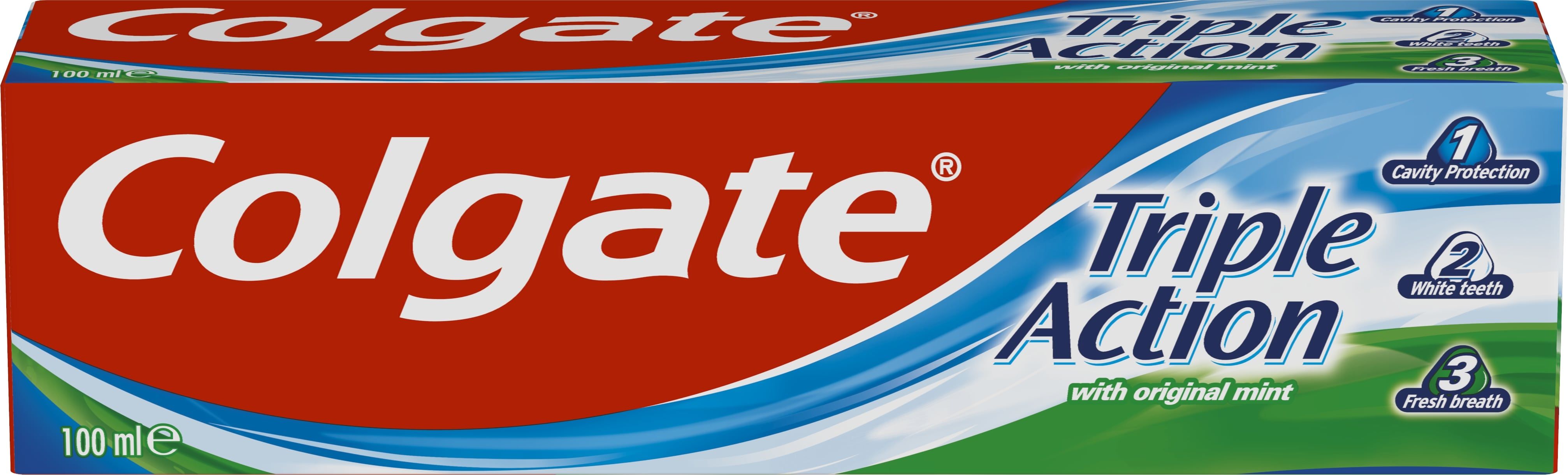 Colgate Паста за зъби, тройно действие, 100 ml | Ozone.bg