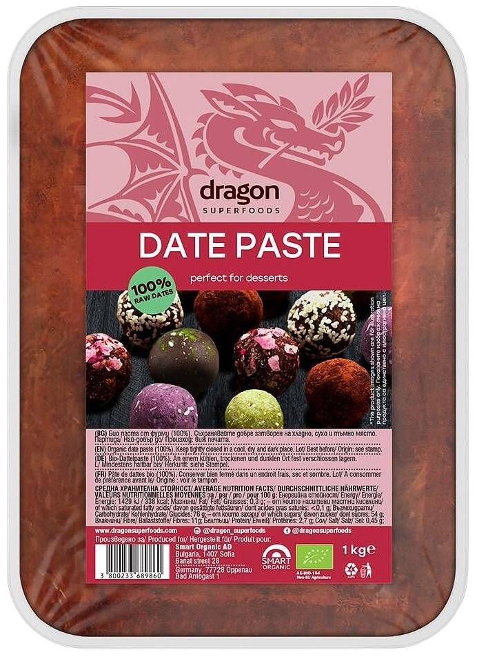 Паста от фурми, 1 kg, Dragon Superfoods | Ozone.bg