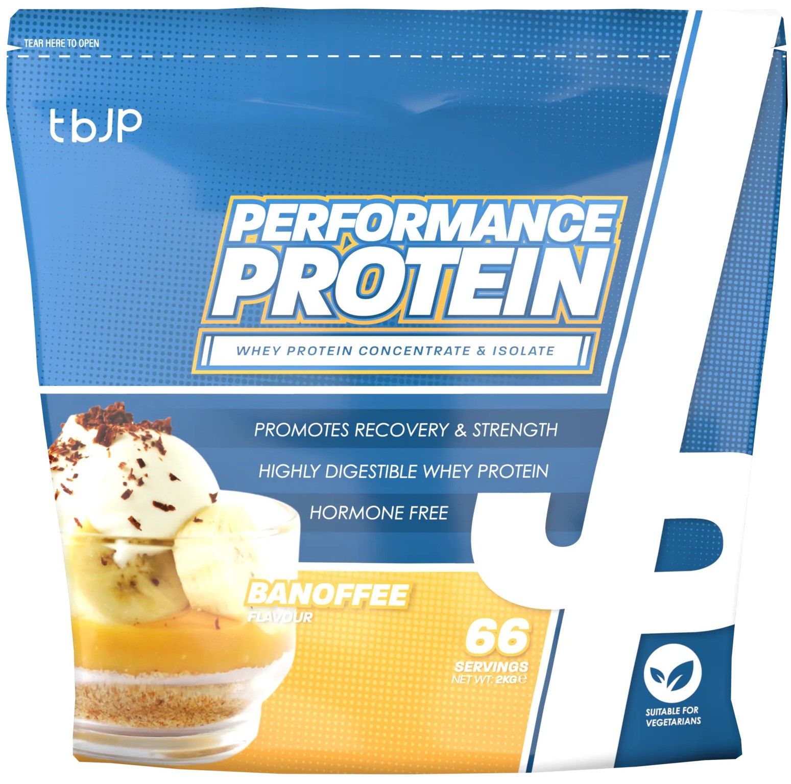 Performance Protein, банофи, 2000 g, Trained by JP | Ozone.bg