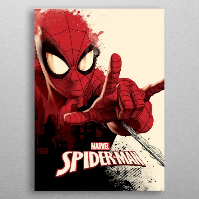 Метален постер Displate - Spider Man - Peter Parker | Ozone.bg