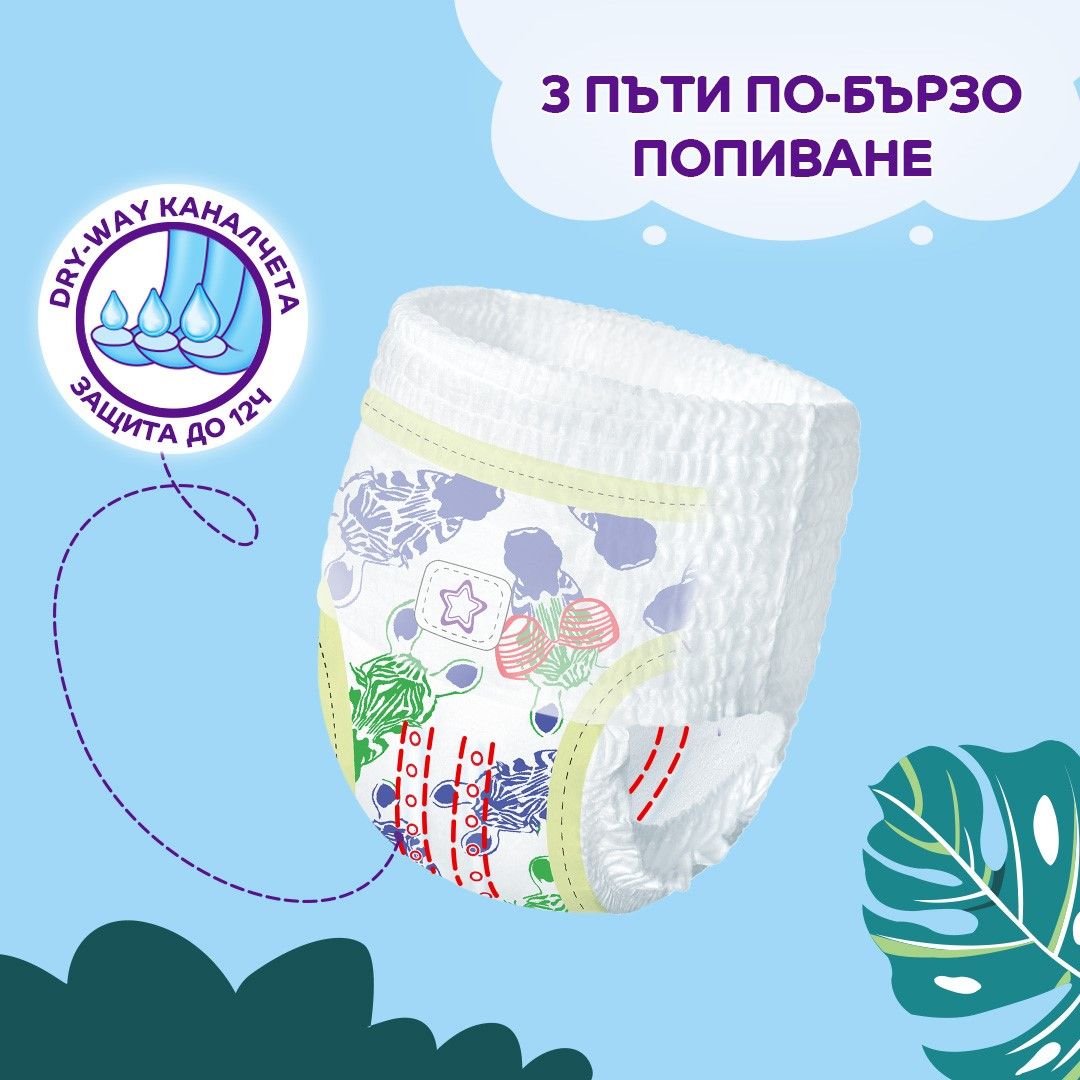 Пелени гащи Pufies Pants Fashion & Nature 5, 40 броя | Добра цена ...