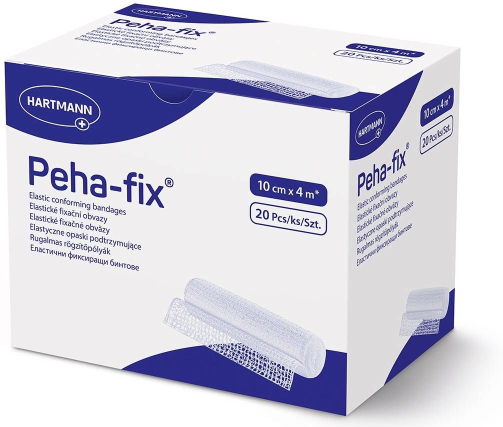 Peha-fix Крепов бинт, 10 cm x 4 m, 20 броя, Hartmann | Ozone.bg