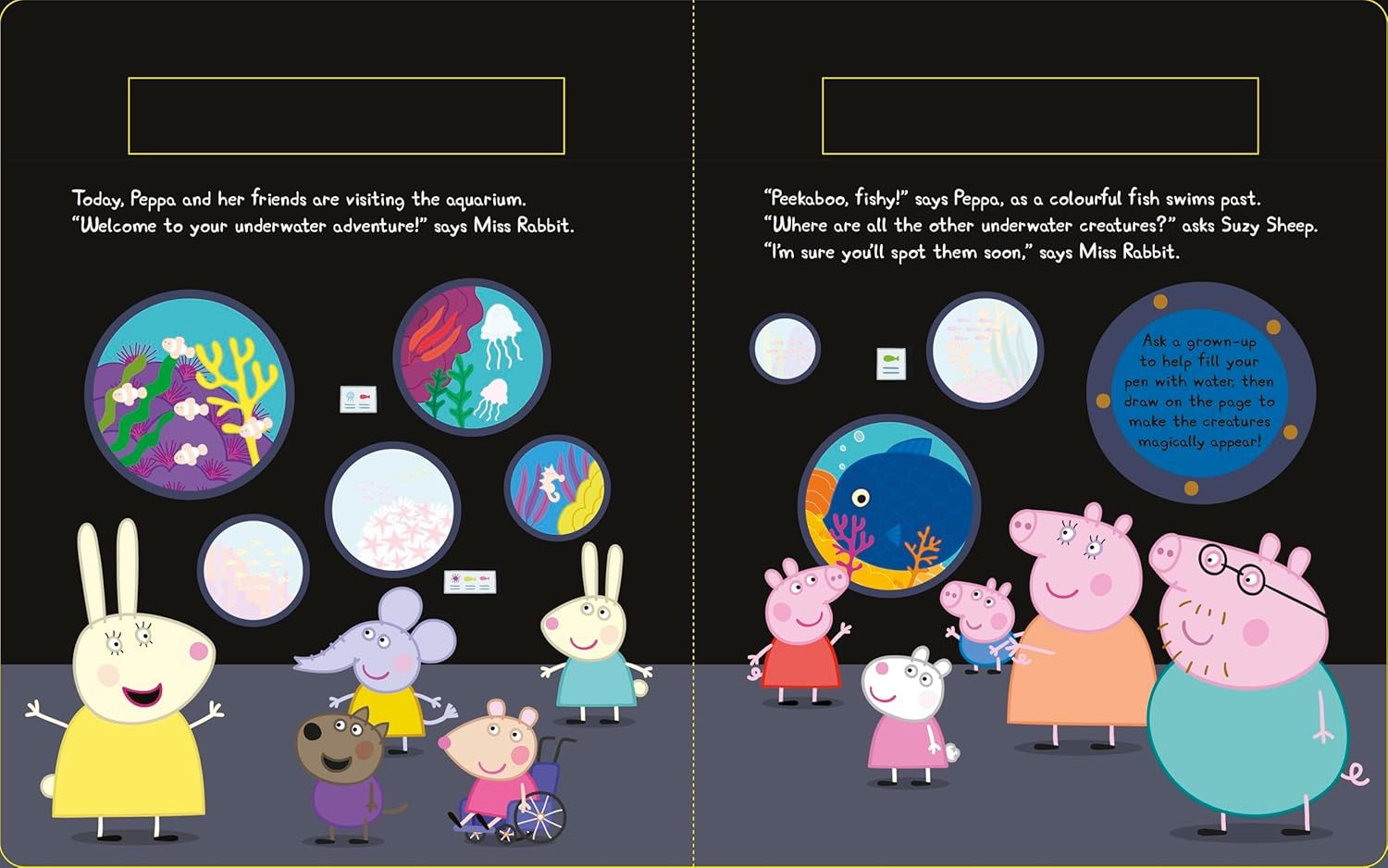 Peppa Pig: Peppa’s Underwater Adventure (A Magic Painting Book ...