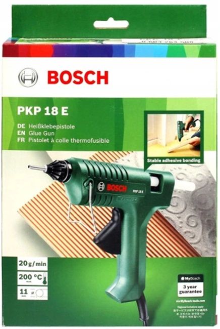 Пистолет за лепене Bosch - PKP 18 E, 200 W, 20 g/min | Ozone.bg