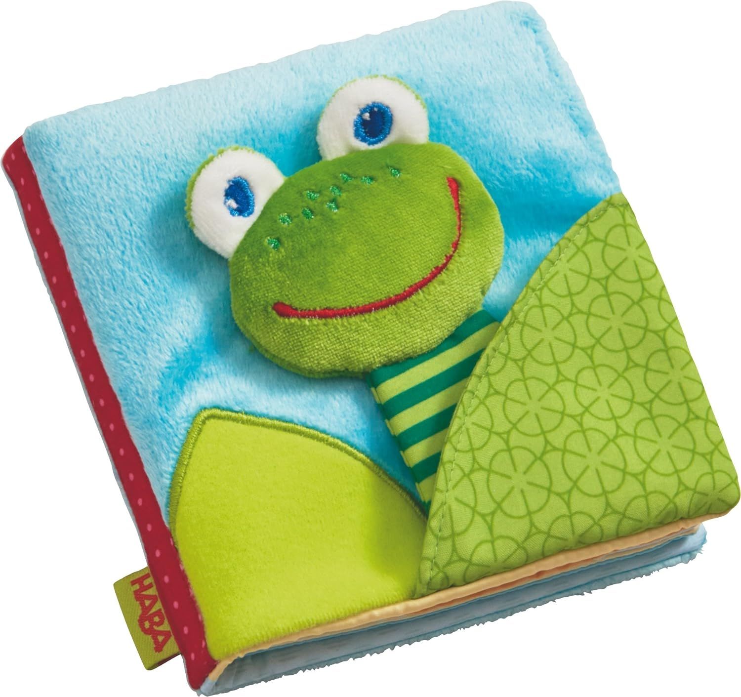 Плюшена бебешка книжка Haba - Magic frog | Добра цена | Ozone.bg