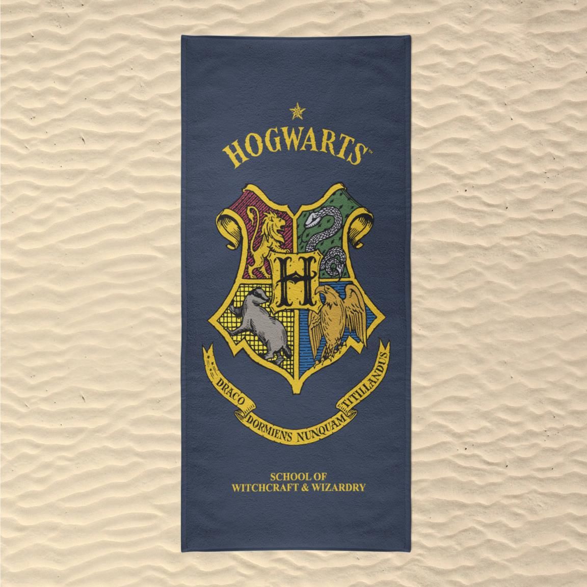 Плажна кърпа Cerda Movies: Harry Potter - Hogwarts (Blue) | Ozone.bg